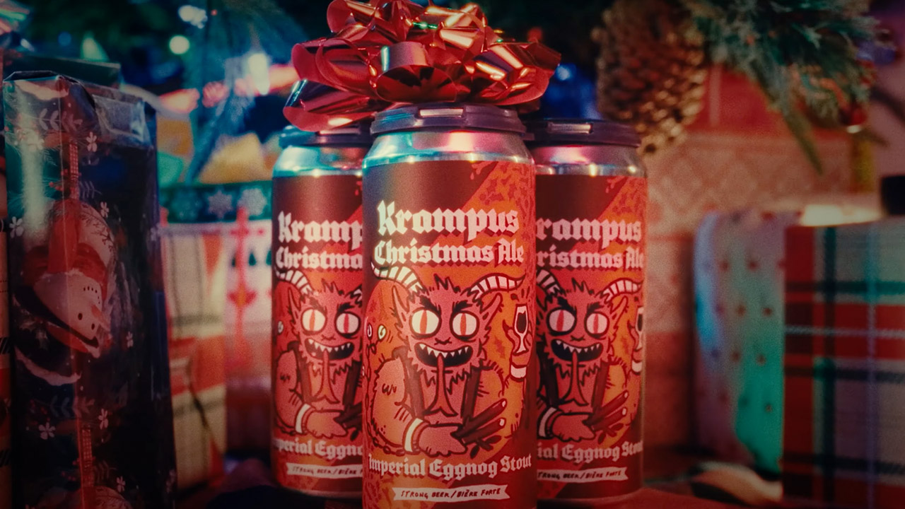 New Level - Krampus Christmas Ale - Lime Green Studios